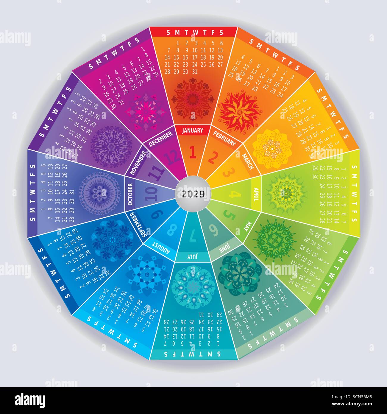 Coloring mandalas hi-res stock photography and images - Alamy