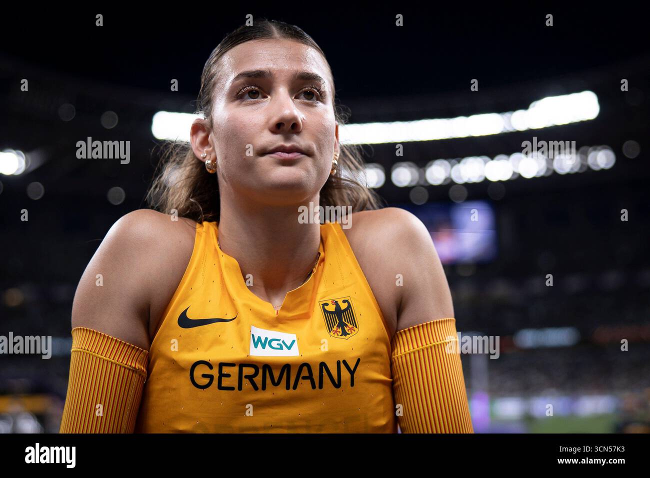Sandrina Sprengel (GER) an Tag 7 der World Athletics Championships im ...