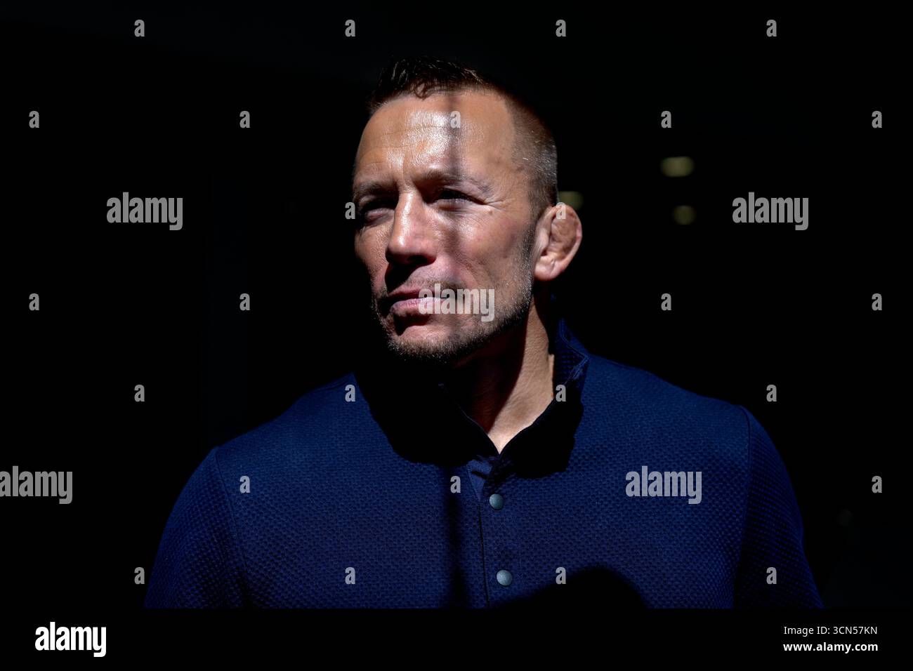 Former UFC champion Georges St-Pierre is photographed in Toronto, on ...