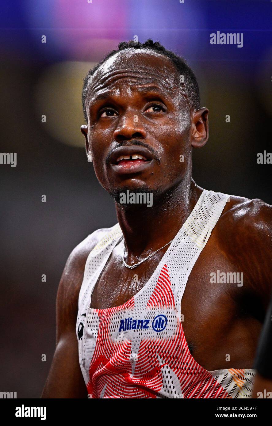 Belgian Isaac Kimeli pictured after the heats of the 5000m men, at the ...