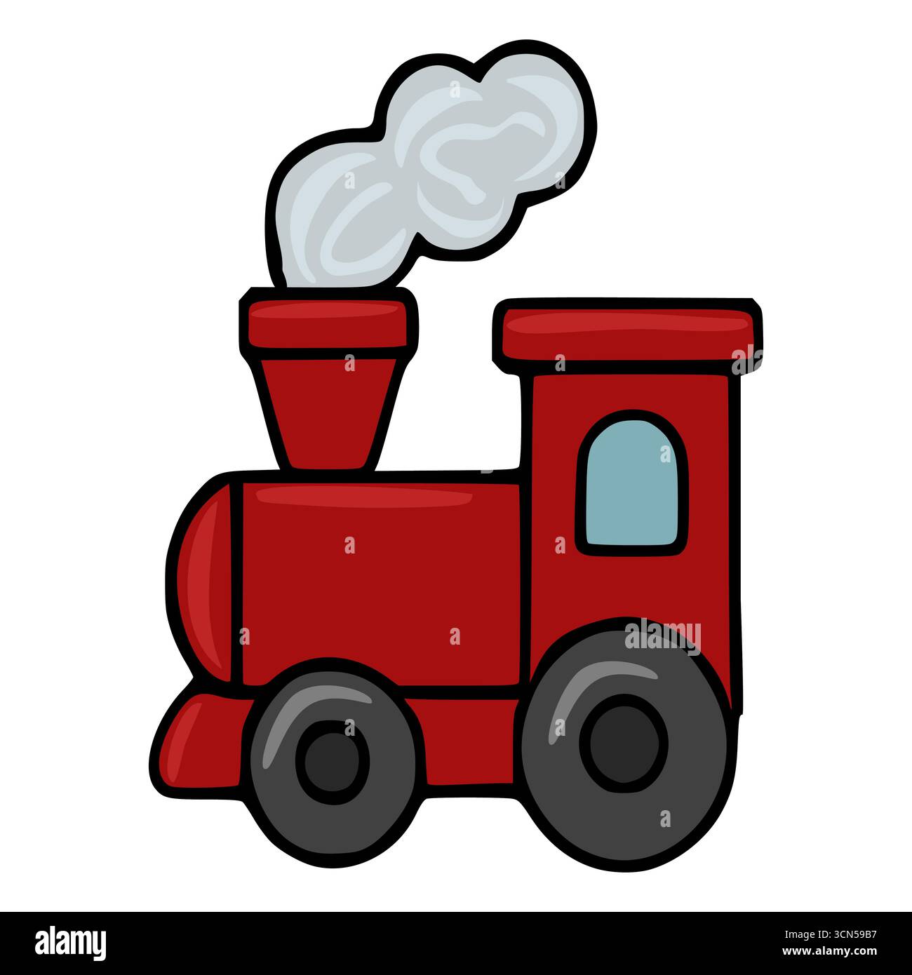 Charming red christmas toy Stock Vector Images - Alamy