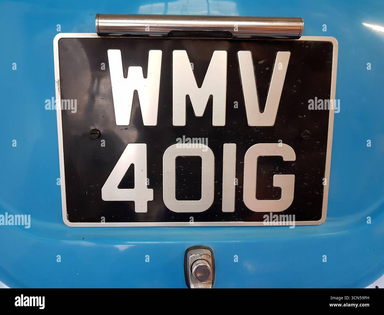 Old retro french blue car hi-res stock photography and images - Alamy