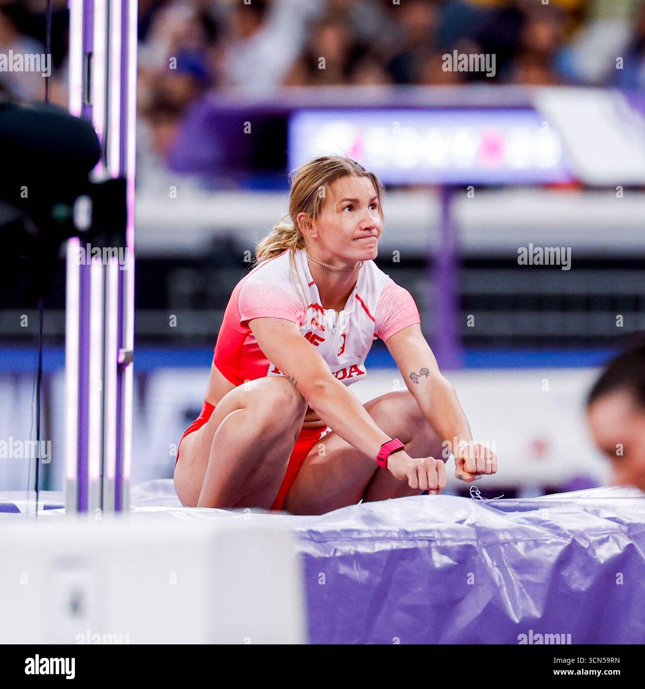 Adrianna Sułek-Schubert of Poland competing in the Heptathlon women's ...