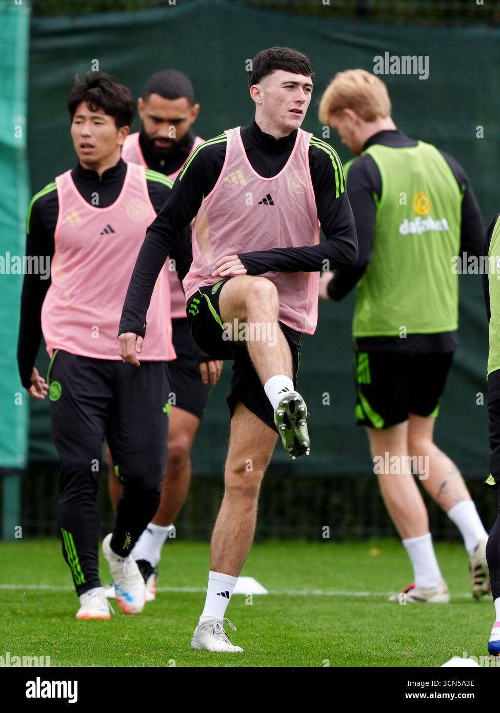 Celtic's Colby Donovan during a training session at Lennoxtown Training ...