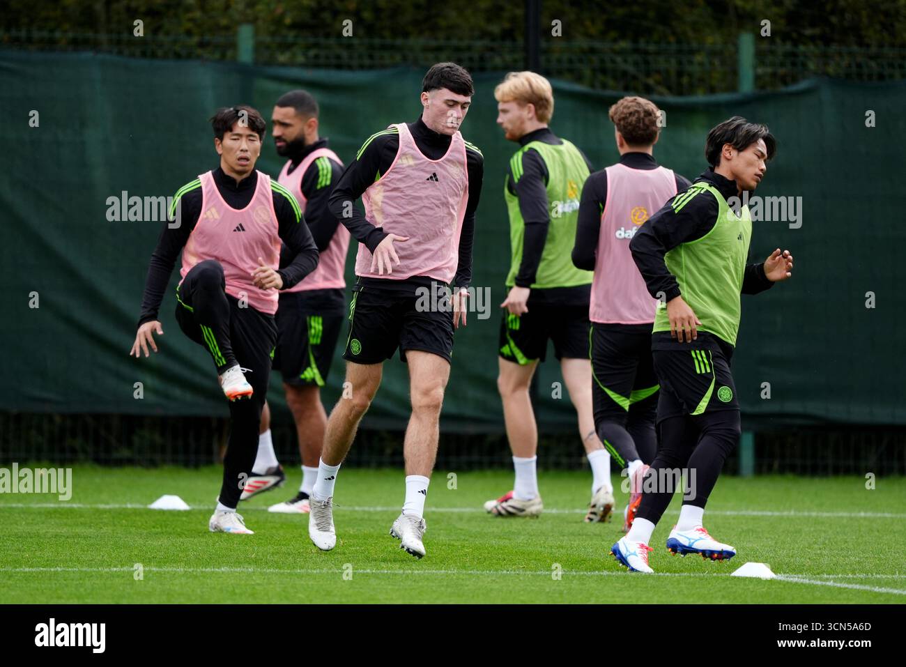 Celtic's Colby Donovan during a training session at Lennoxtown Training ...