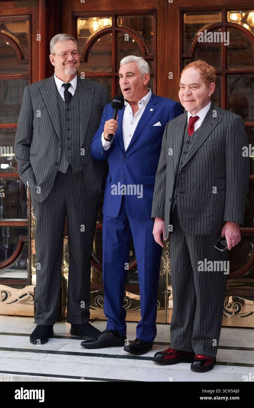 London, UK . 19 September, 2025 . Penn Jillette, Marvin Berglas ...