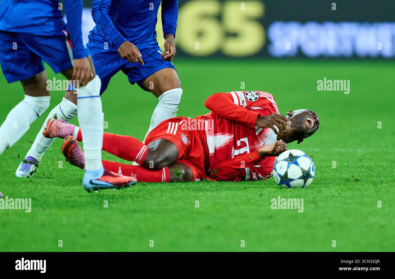 Nicolas Jackson of FC Bayern Muenchen cries in the League Phase ...