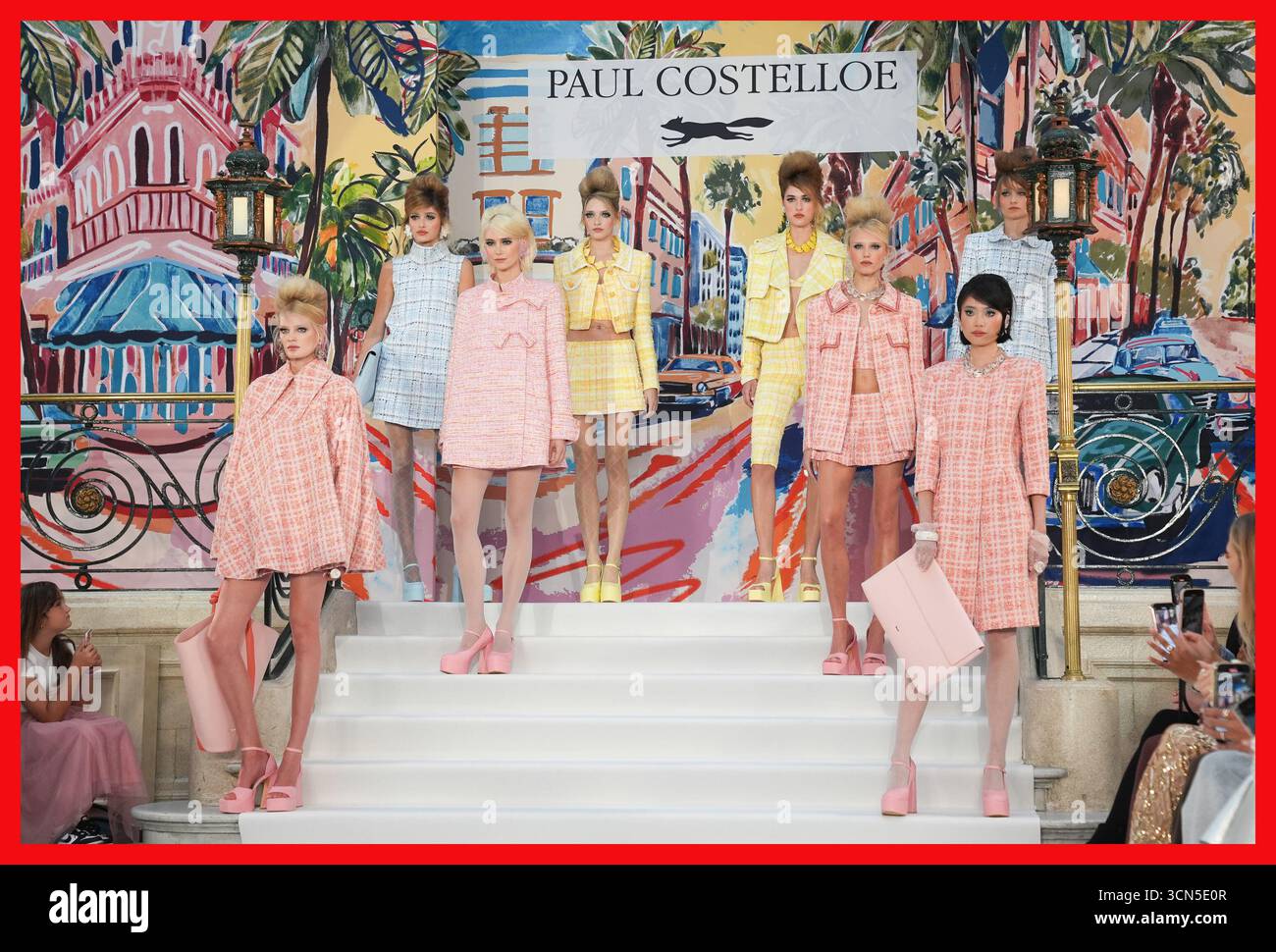 PABest Models on the catwalk at the Paul Costelloe show at the Waldorf ...
