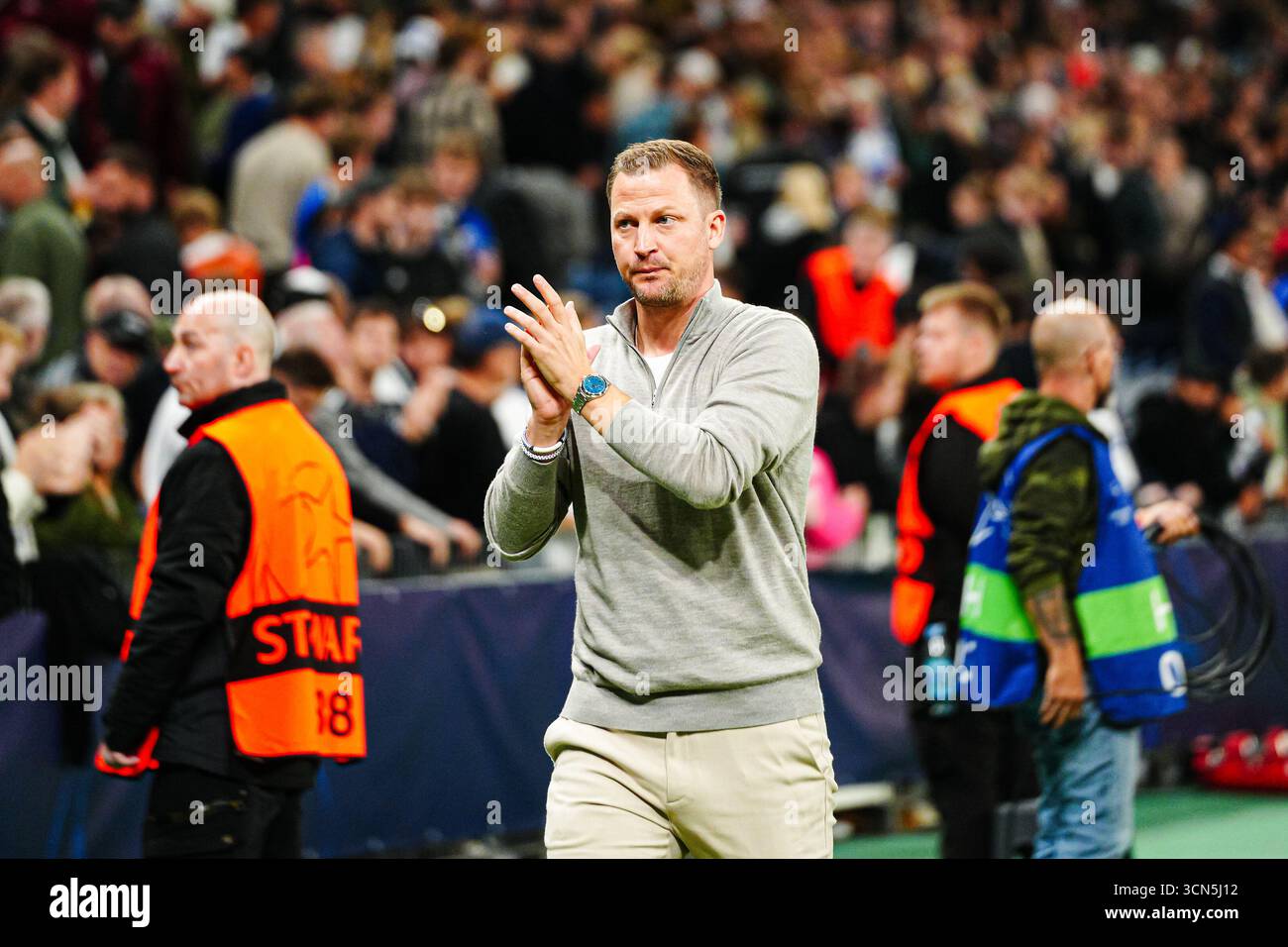 Jacob Neestrup (FC Kopenhagen, Trainer) DEN, FC Kopenhagen vs. Bayer 04 ...