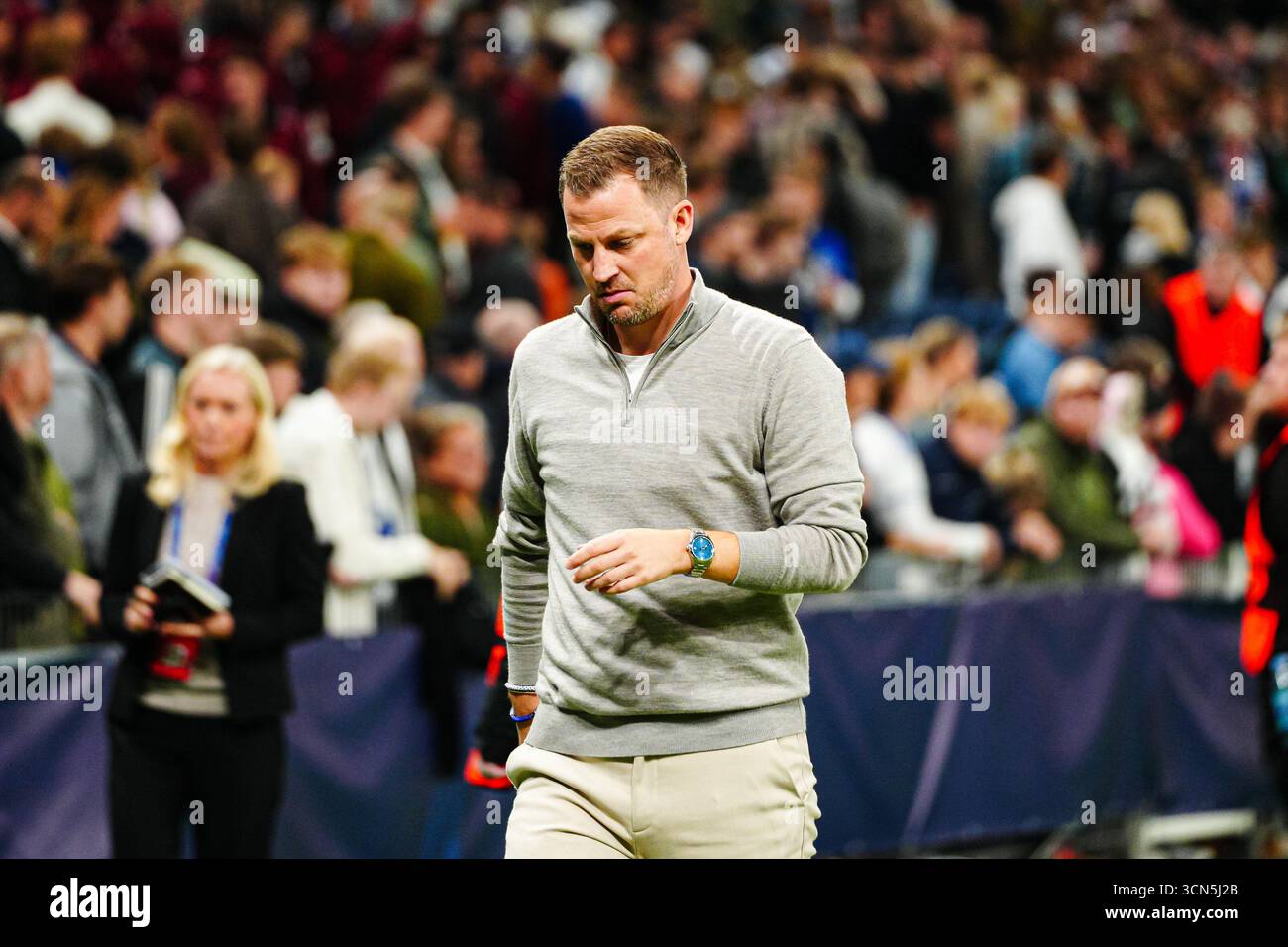 Jacob Neestrup (FC Kopenhagen, Trainer) DEN, FC Kopenhagen vs. Bayer 04 ...