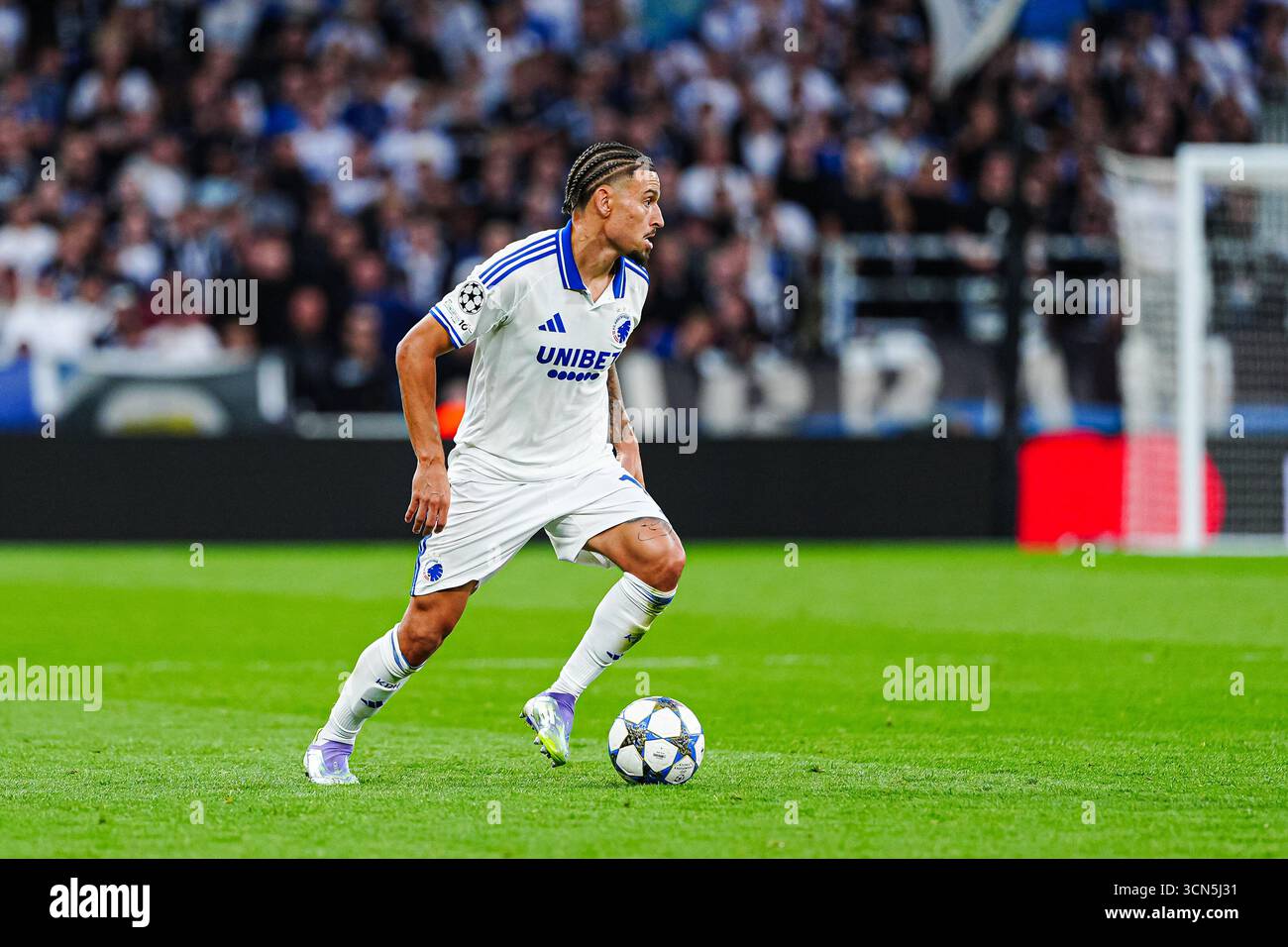 Jordan Larsson (FC Kopenhagen, #11) DEN, FC Kopenhagen vs. Bayer 04 Leverkusen, Fussball, UEFA ...