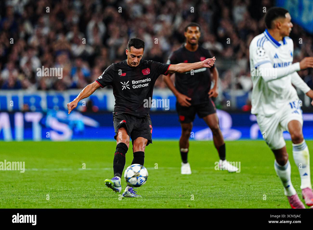 Lucas Vazquez (Bayer 04 Leverkusen, #21) DEN, FC Kopenhagen vs. Bayer ...