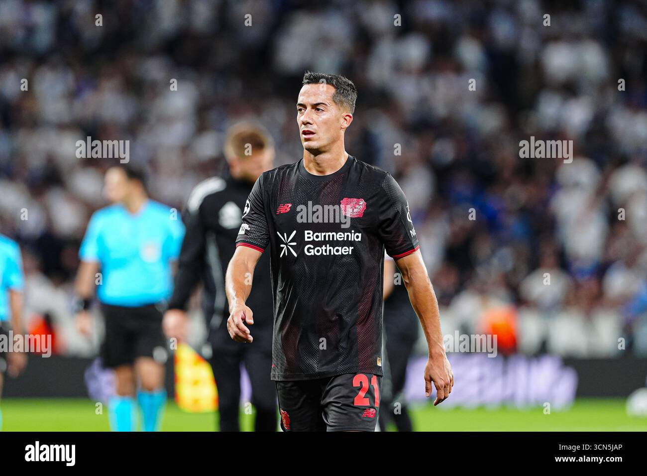 Lucas Vazquez (Bayer 04 Leverkusen, #21) DEN, FC Kopenhagen vs. Bayer ...