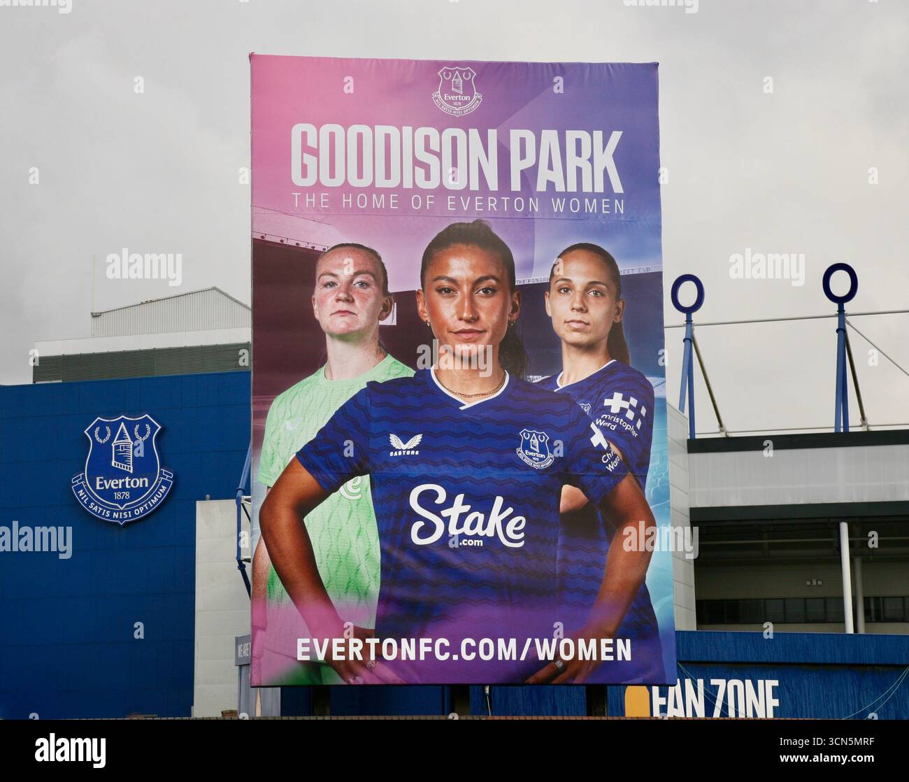 Goodison Park Football Stadium, Walton, Liverpool, Merseyside Stock ...