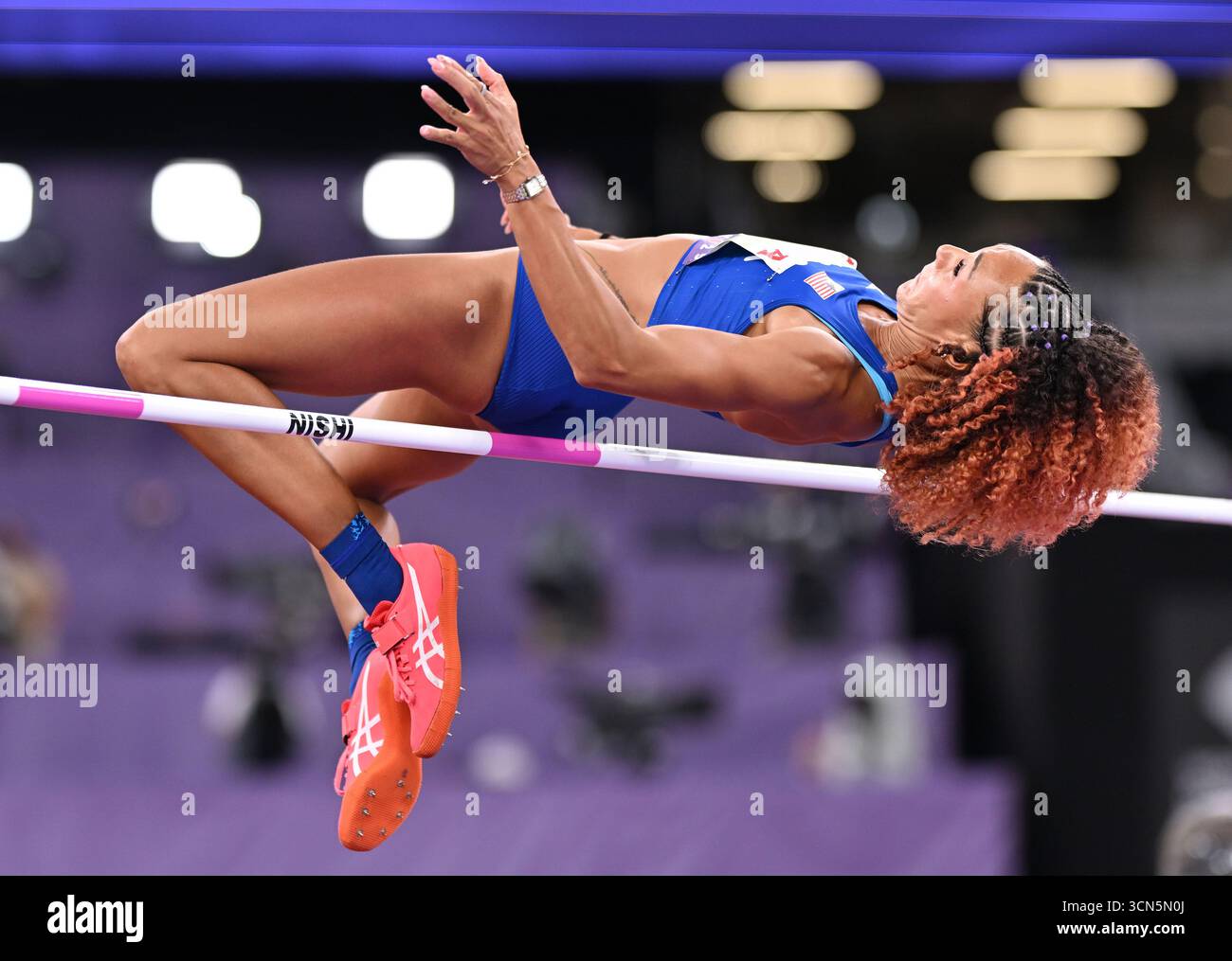 (250919) -- TOKYO, Sept. 19, 2025 (Xinhua) -- Taliyah Brooks of the ...