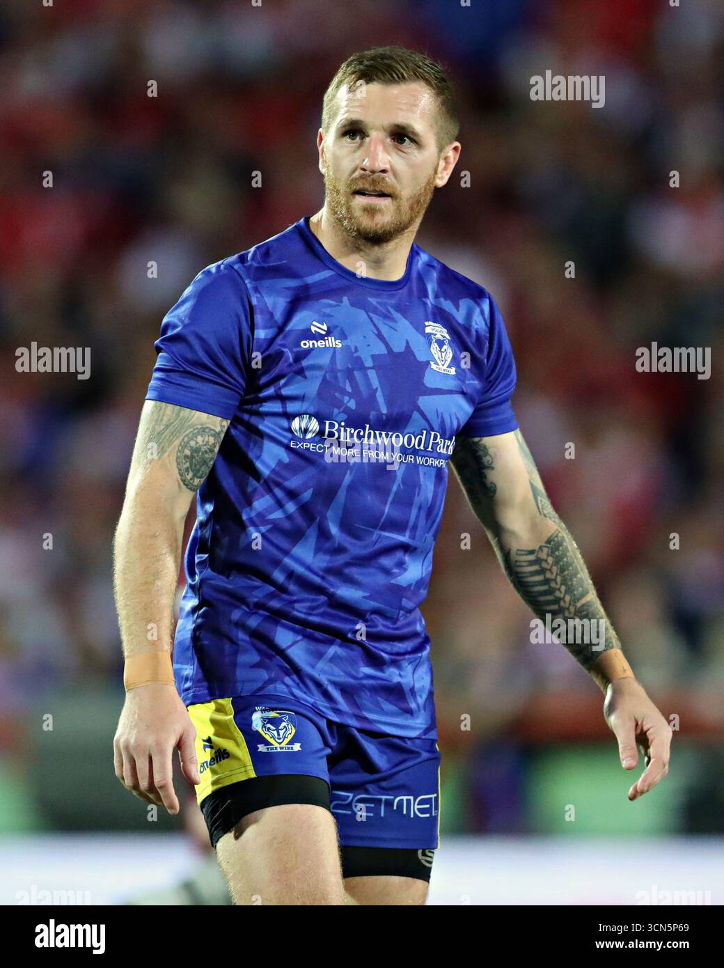 Marc Sneyd of Warrington Wolves before the Betfred Super League round ...