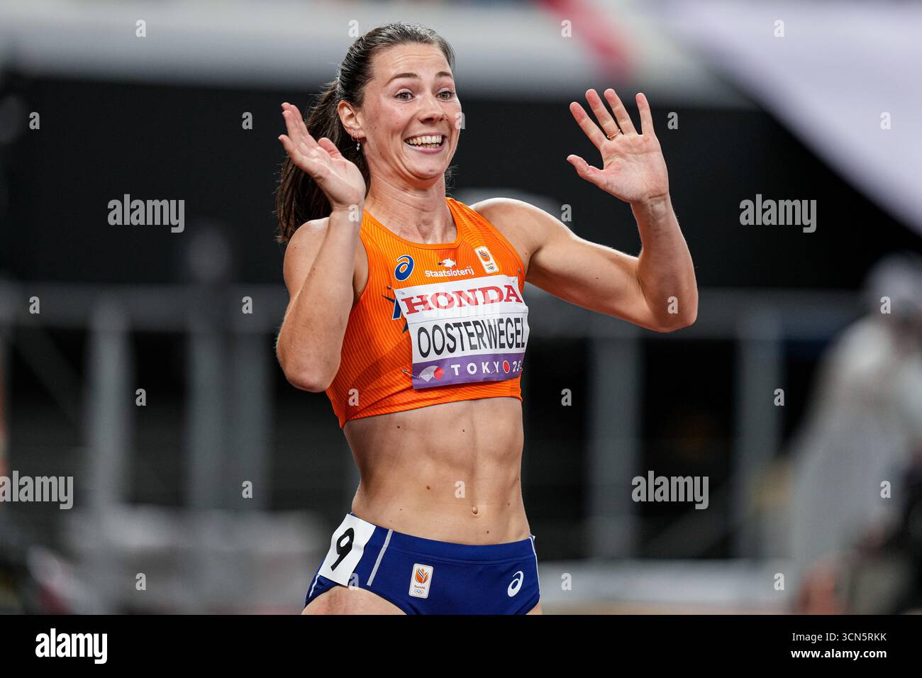 TOKYO, JAPAN - SEPTEMBER 19: Emma Oosterwegel of the Netherlands after ...