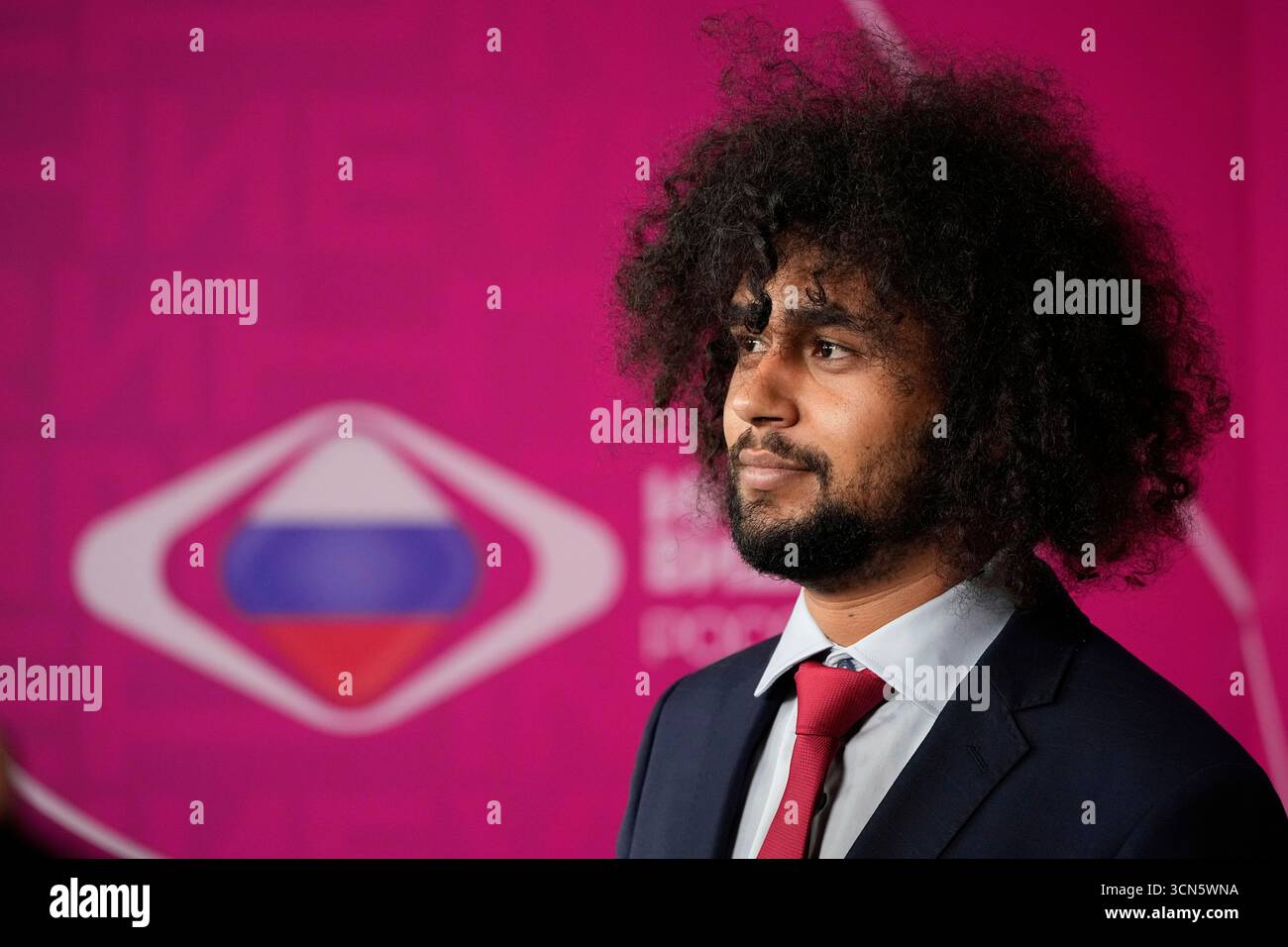 India's Rauhan Malik attends a news conference of the participants of ...