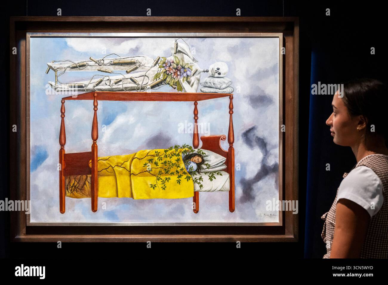 London, UK. 19 September 2025. ‘El sueño (La cama)’ by Frida Kahlo ...