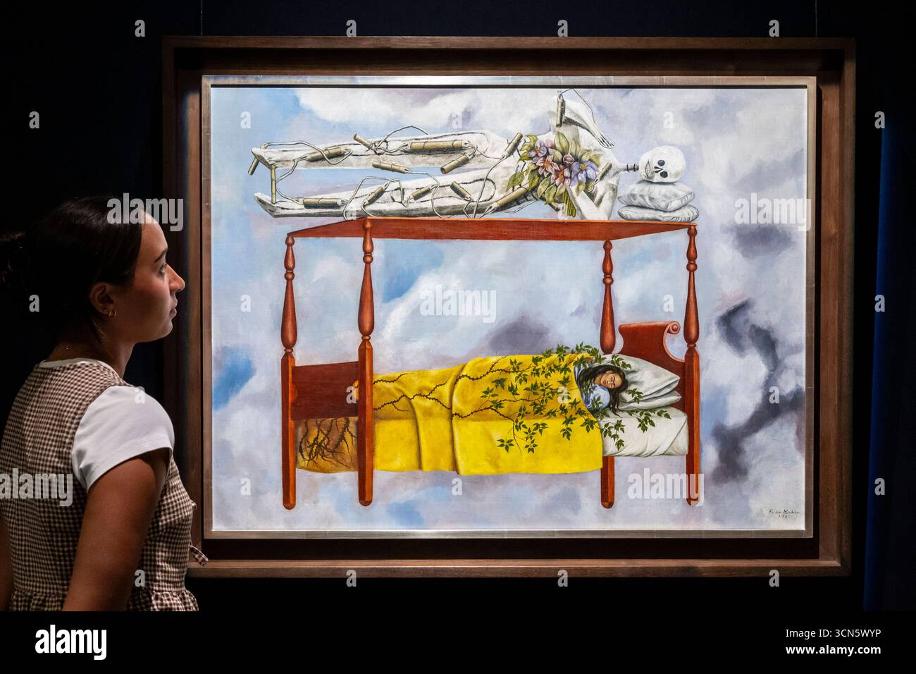 London, UK. 19 September 2025. ‘El sueño (La cama)’ by Frida Kahlo ...