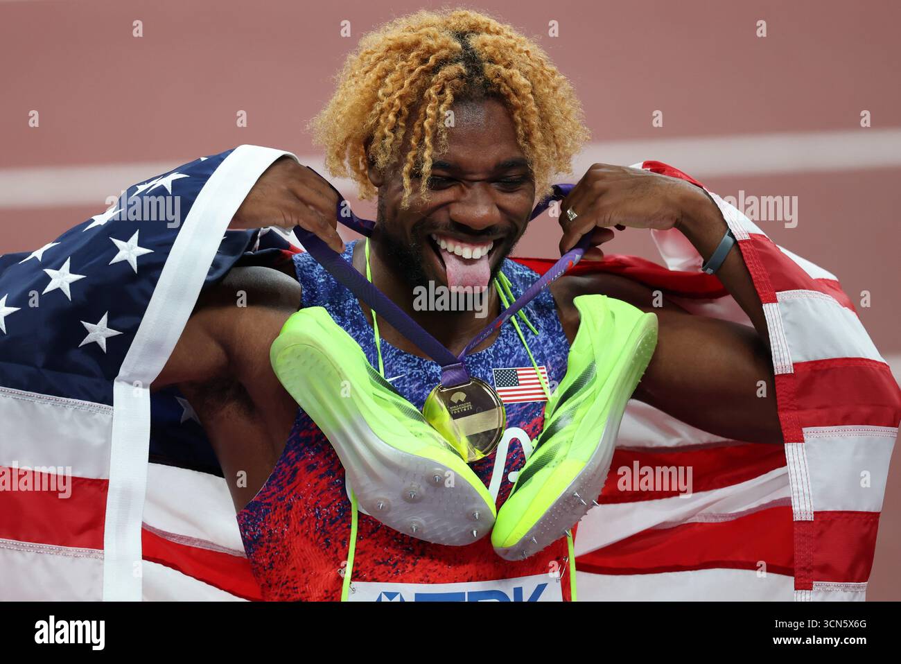 19 September 2025, Japan, Tokio: Athletics, World Championships, 200 ...