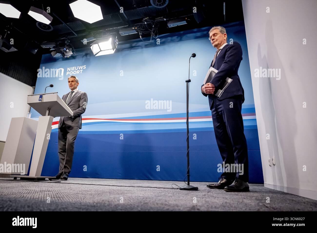 THE HAGUE – Caretaker Prime Minister Dick Schoof during his weekly ...