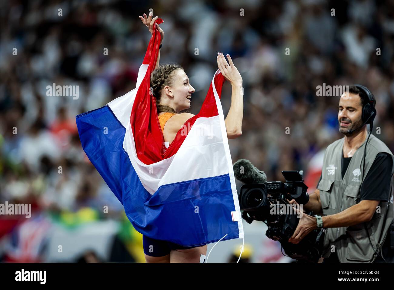 TOKYO – Femke Bol after the final of the 400-meter hurdles at the World ...