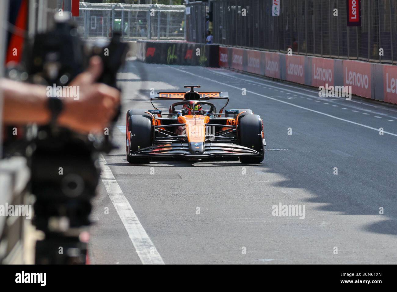 Azerbaijan GP F1 2025 on September 19 2025 at Baku, Azerbaijan - Formula 1 during Free Practice ...