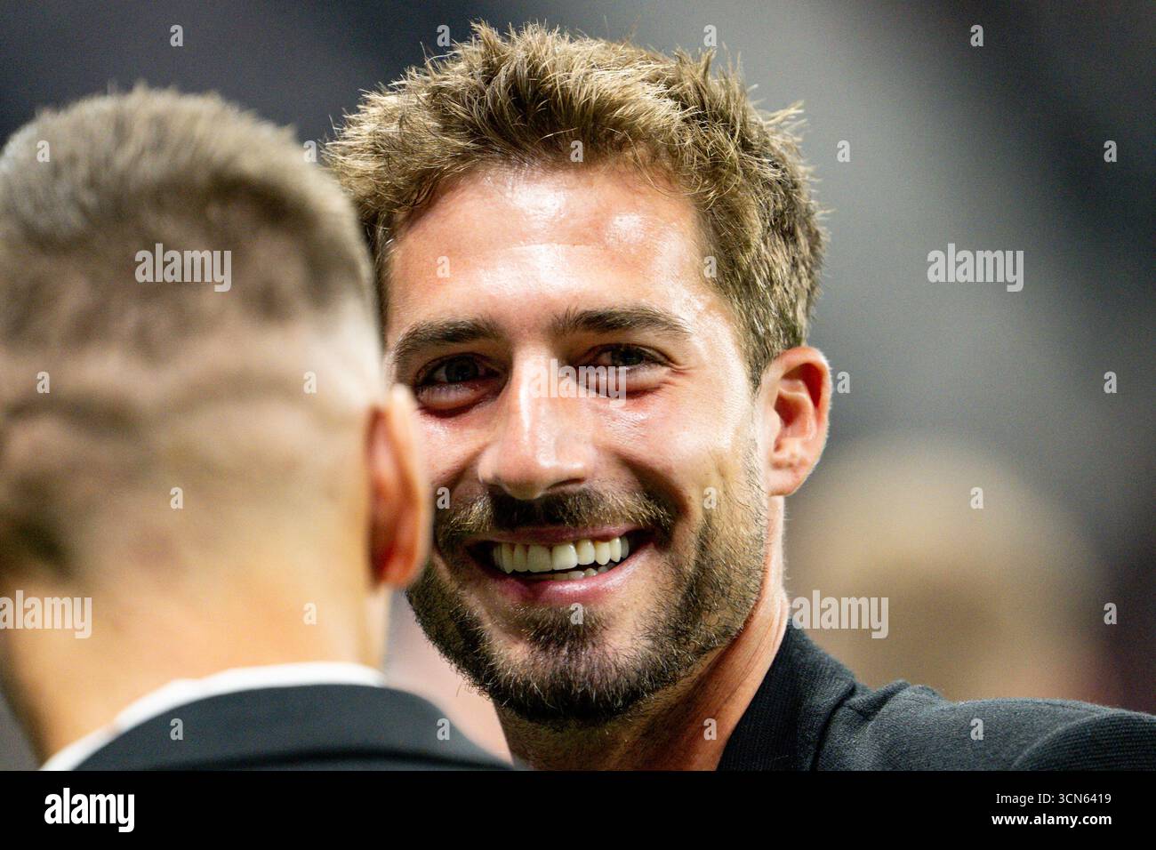 Kevin Trapp vor dem Spiel, GER, Eintracht Frankfurt vs Galatasaray ...