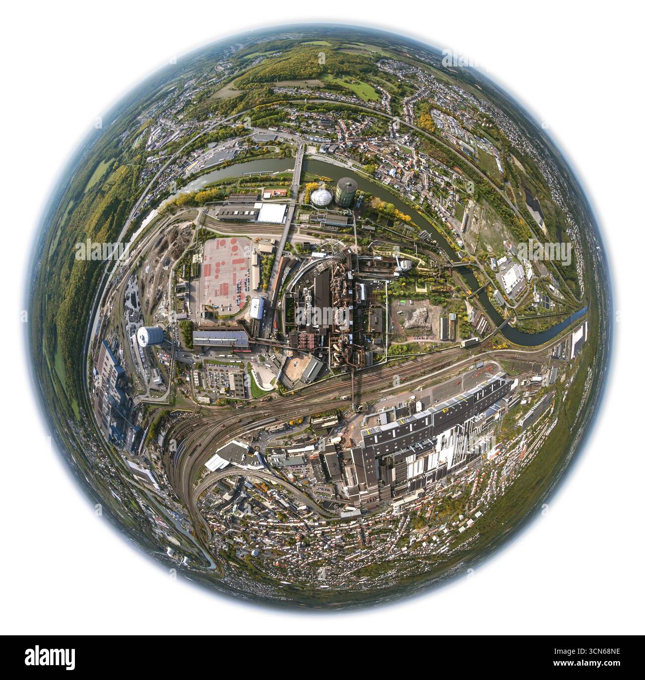 Voelklinger Huette, World Heritage Site, blast furnaces, blast furnace ...