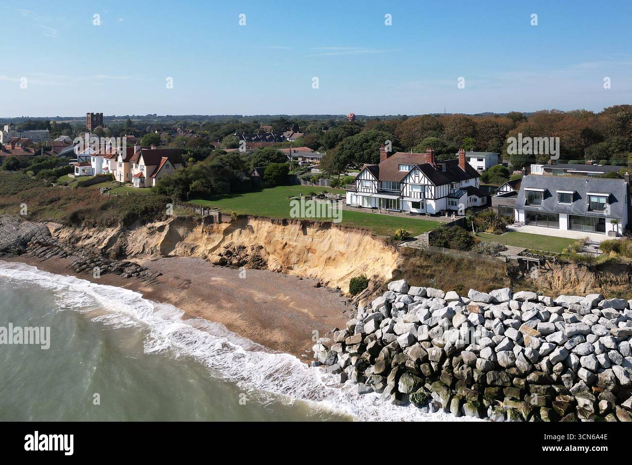 The home of 88-year-old Jean Flick in North End Avenue, Thorpeness ...