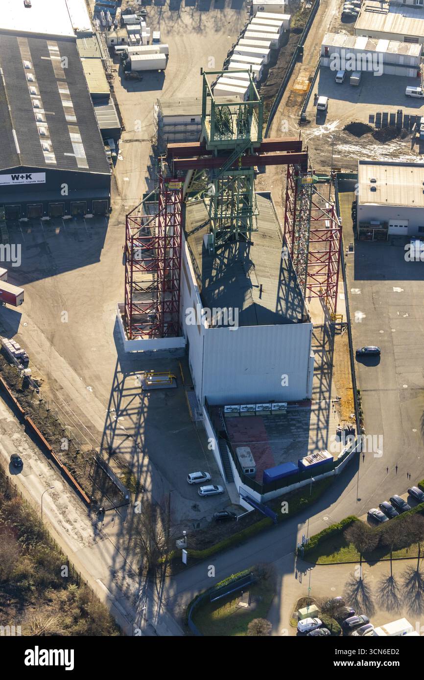 Aerial photograph, former Robert Mueser colliery, restoration of ...