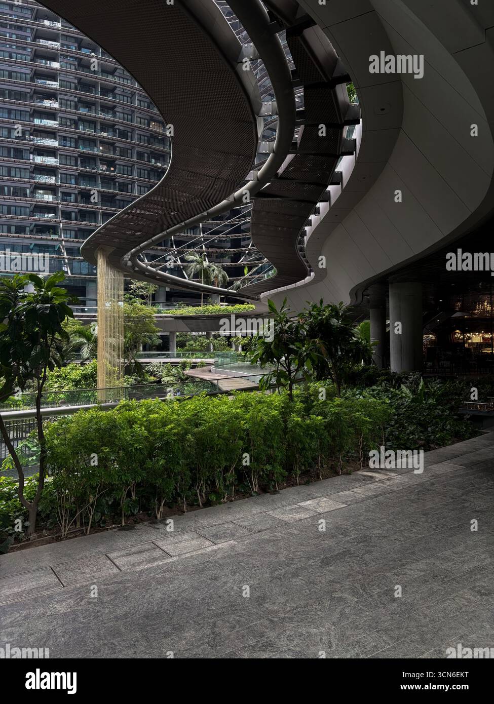 Marina One buildings in Singapore financial and central business ...