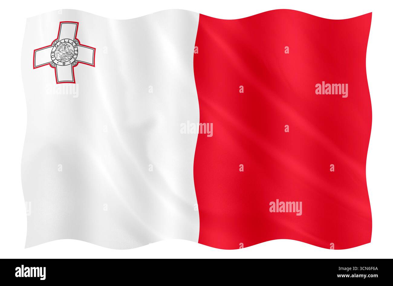 Digital composite. Flag of Malta On September 21st Malta celebrates its ...