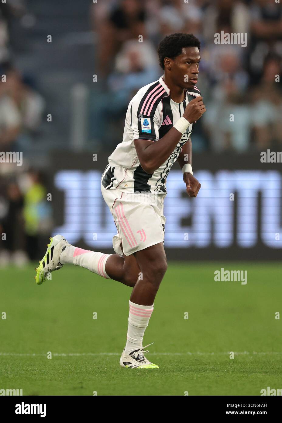 Turin, Italy, 13th September 2025. Jonathan David of Juventus gestures ...