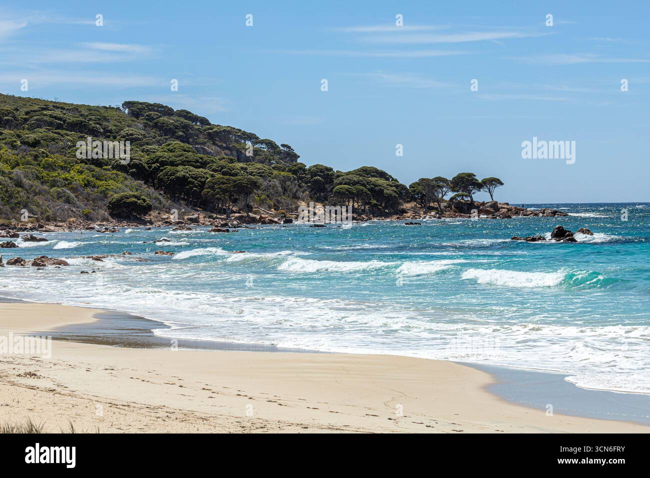 White sand beach at Bunker Bay near Naturaliste, Margaret River area ...