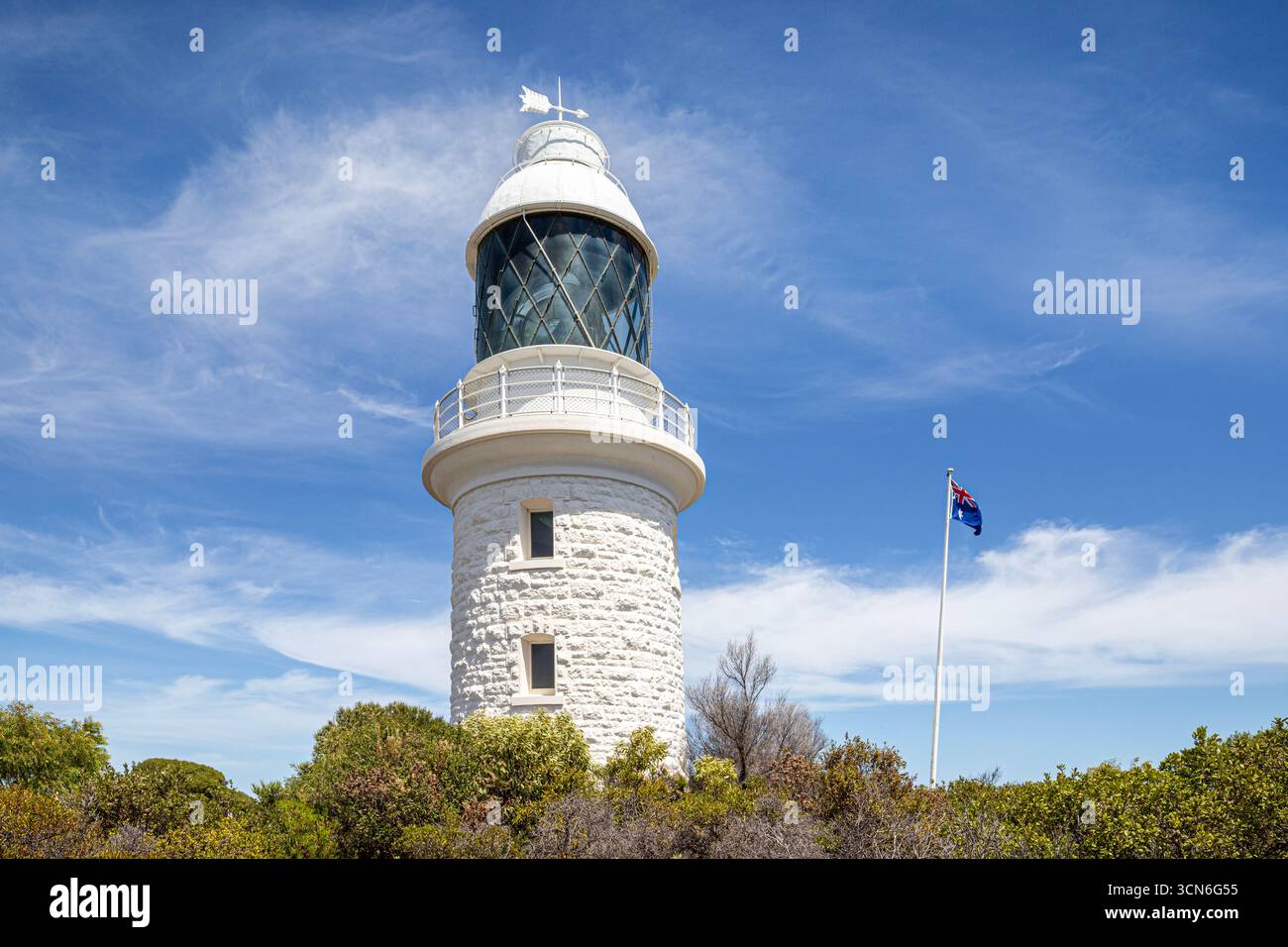 The Cape Naturaliste Lighthouse (built 1903) at Naturaliste, Margaret ...