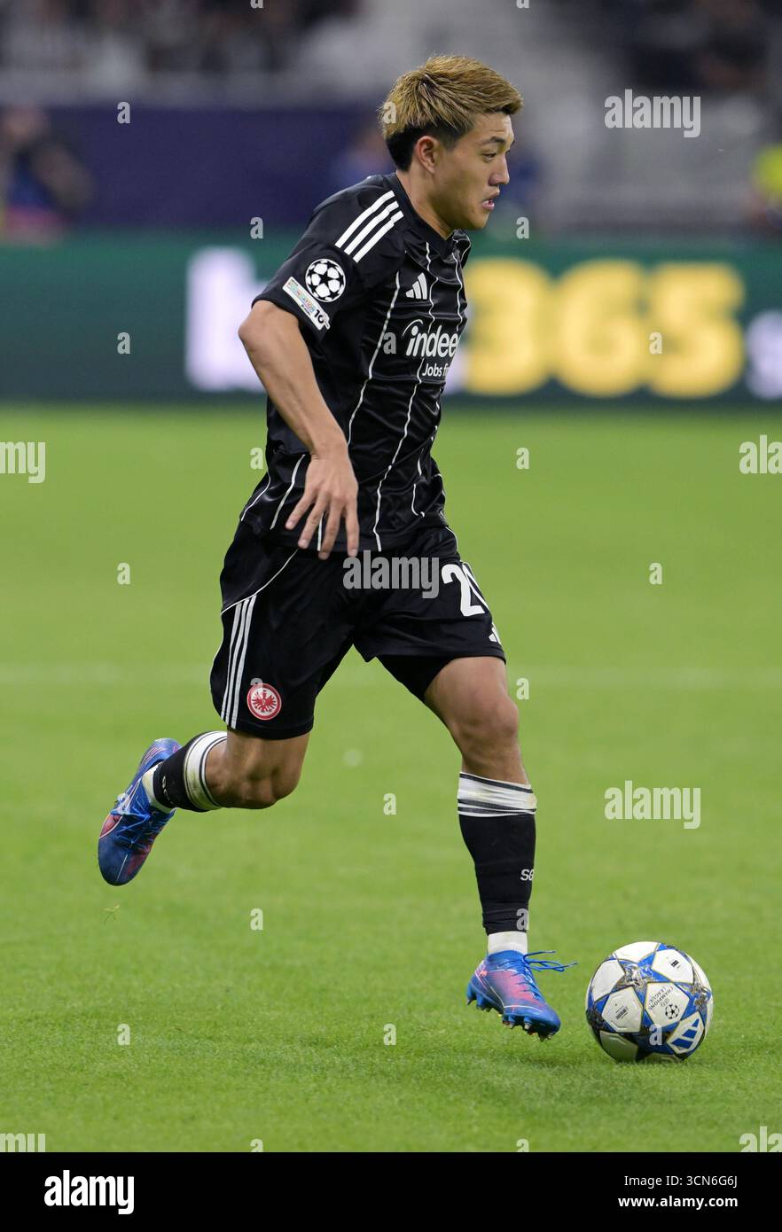 Ritsu Doan fotografiert beim Fußball Champions. League Spiel Eiintracht ...