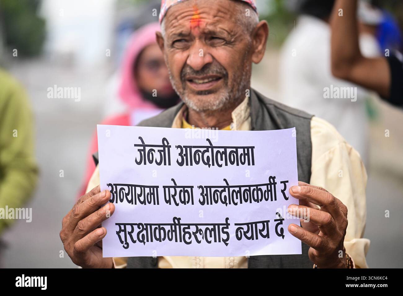 Pro-monarchy supporters stage a protest at Maitighar Mandala in ...