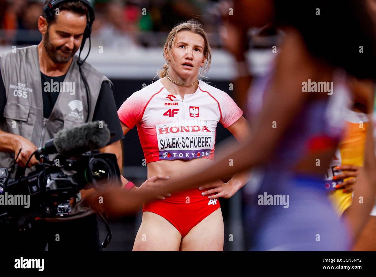 Adrianna Sułek-Schubert of Poland during the Heptathlon Women's 200 ...