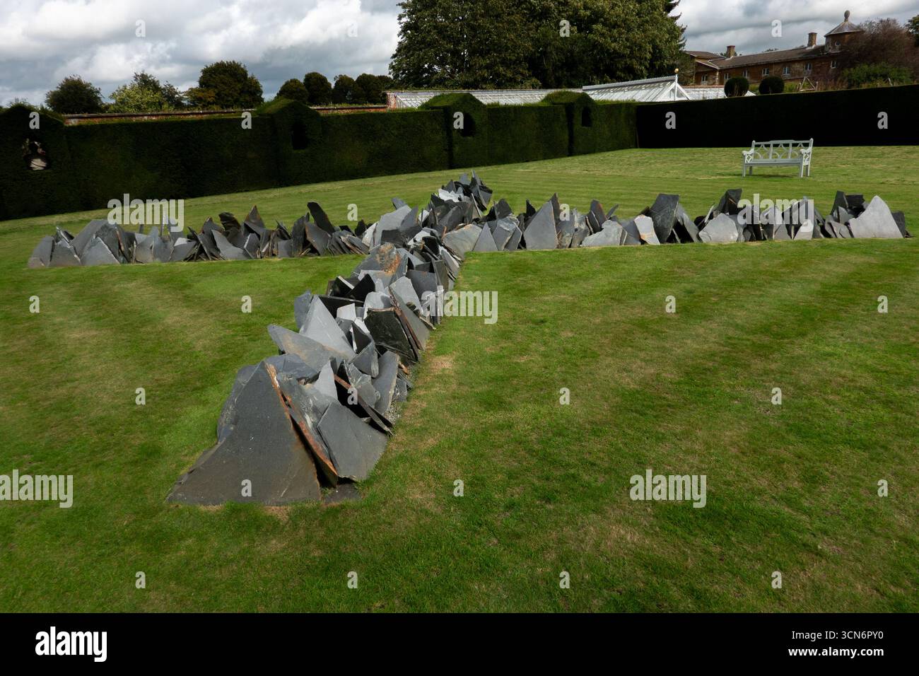 Richard Long 'Houghton Cross' Stock Photo - Alamy