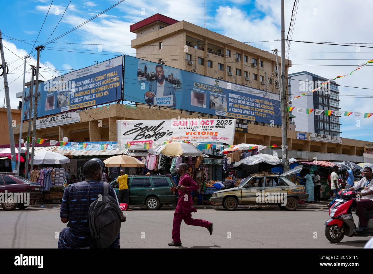 Street scene in Conakry, Guinea, Friday, Sept. 19, 2025 (AP Photo ...