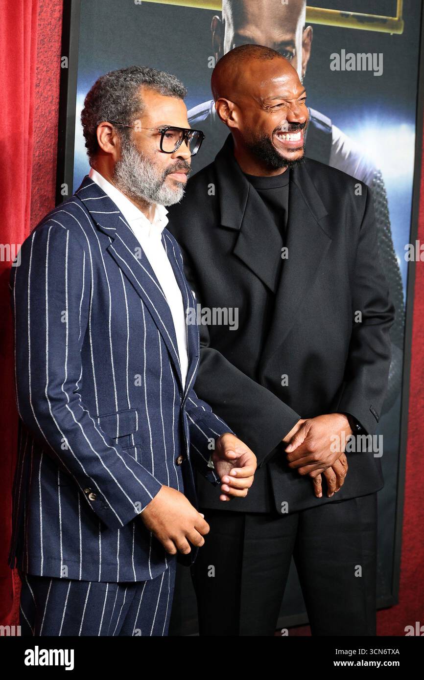 Jordan Peele, Marlon Wayans at arrivals for HIM Premiere, TCL Chinese ...