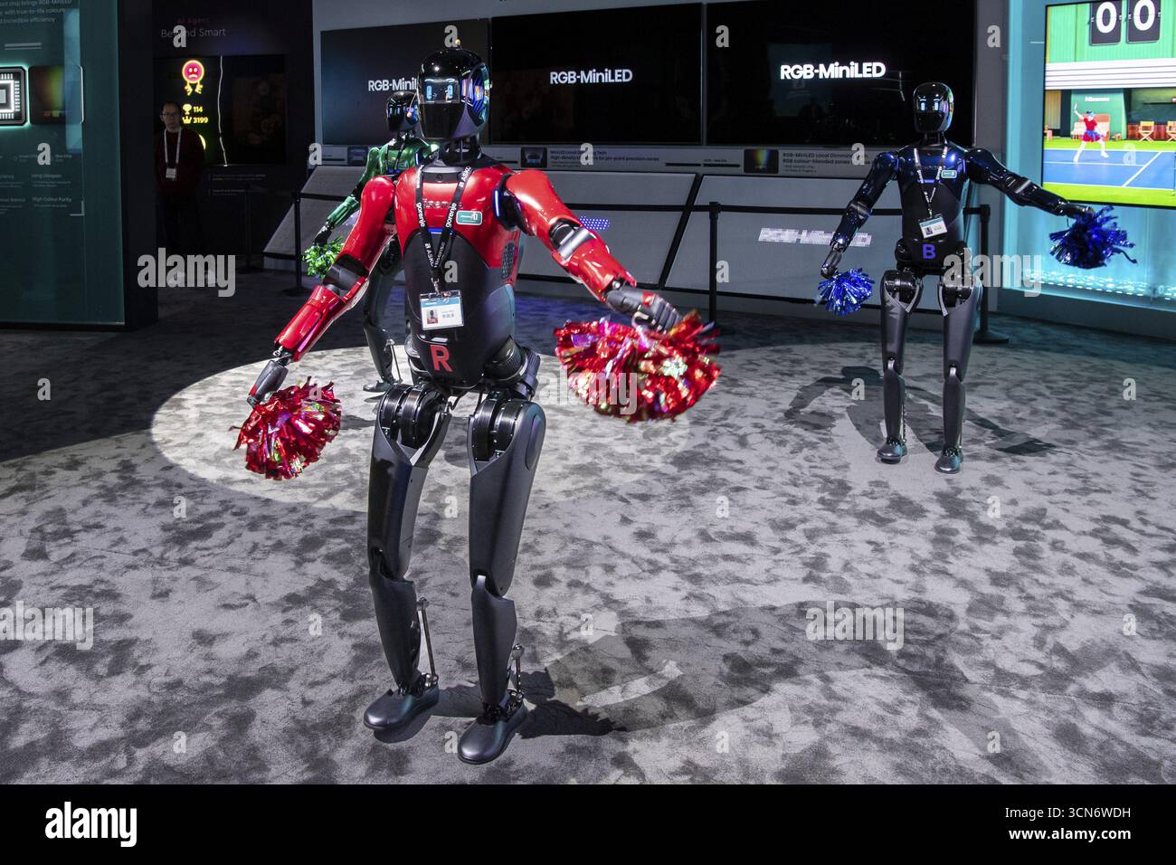 Dancing robots humanoid exhibition hi-res stock photography and images ...