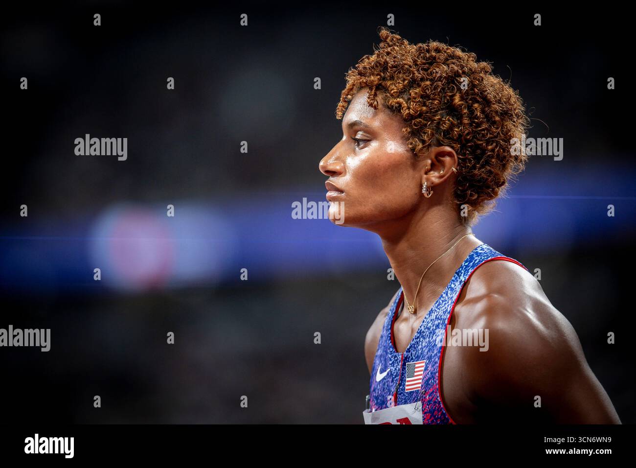 Anna Cockrell (USA) an Tag 7 der World Athletics Championships im ...