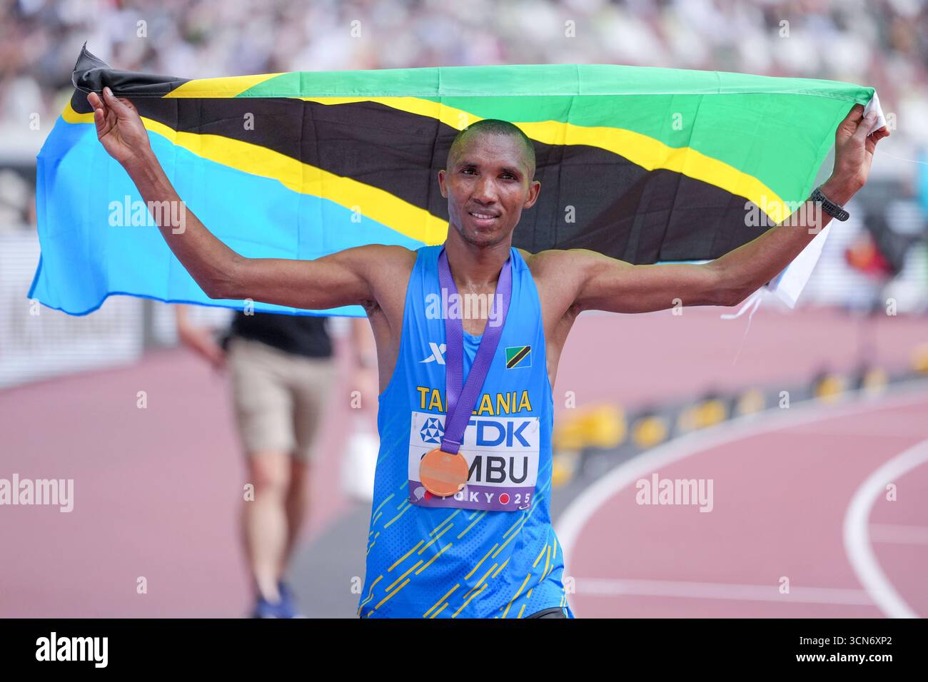 Alphonce Felix Simbu (Tanzania). Marathon gold medal. World Athletics ...