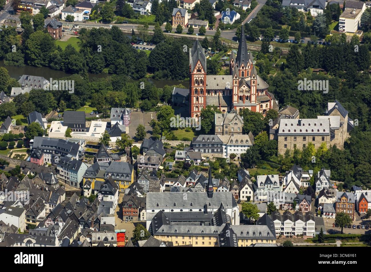 Limburg Castle, recognisable as the magnificent building and garden of ...