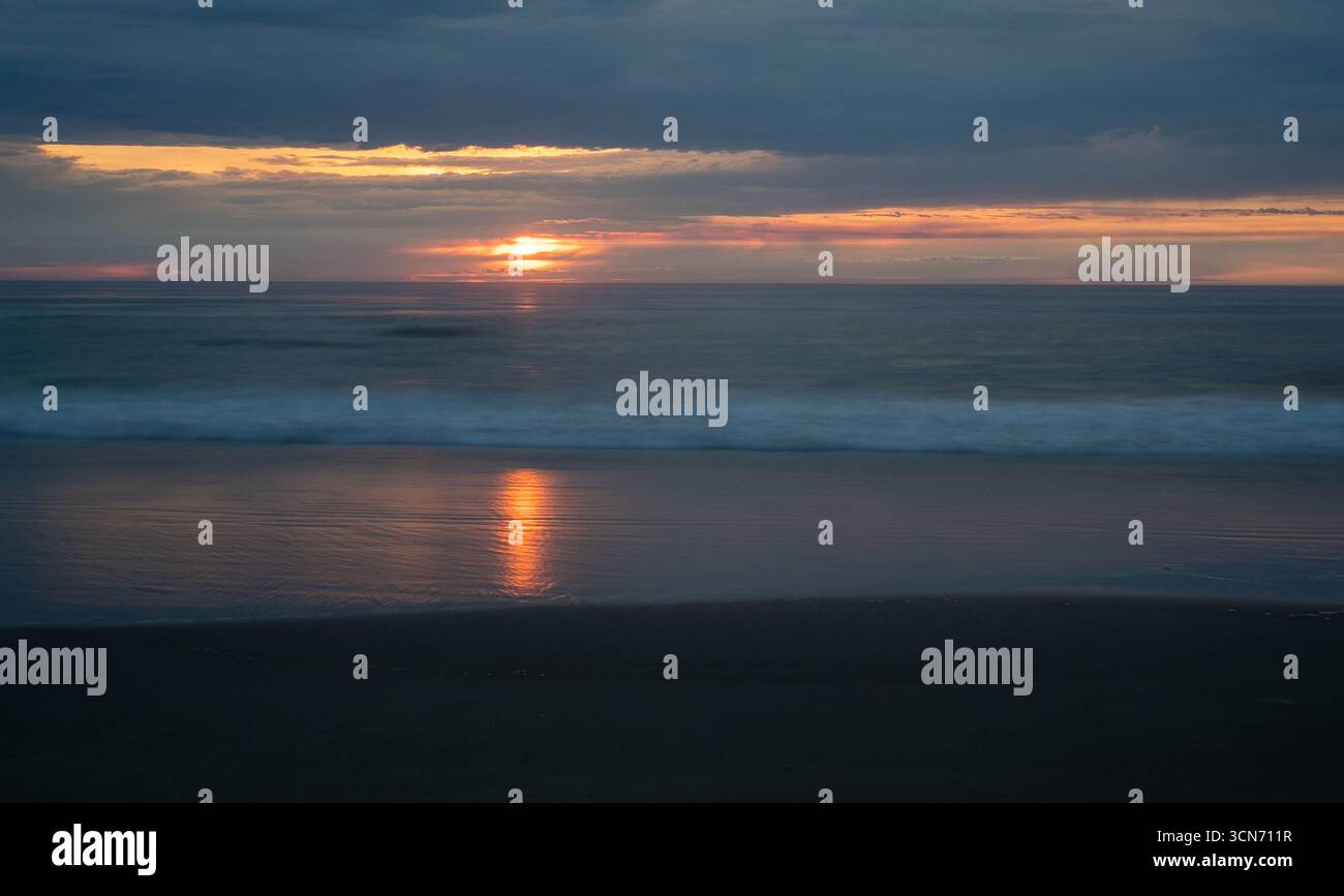 September 8, 2025: Warm Autumn sunsets highlight the shorelines of the ...