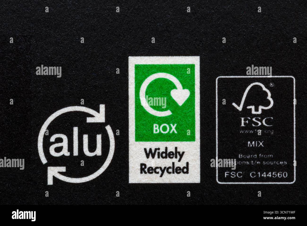 Recycling product information sign hi-res stock photography and images ...