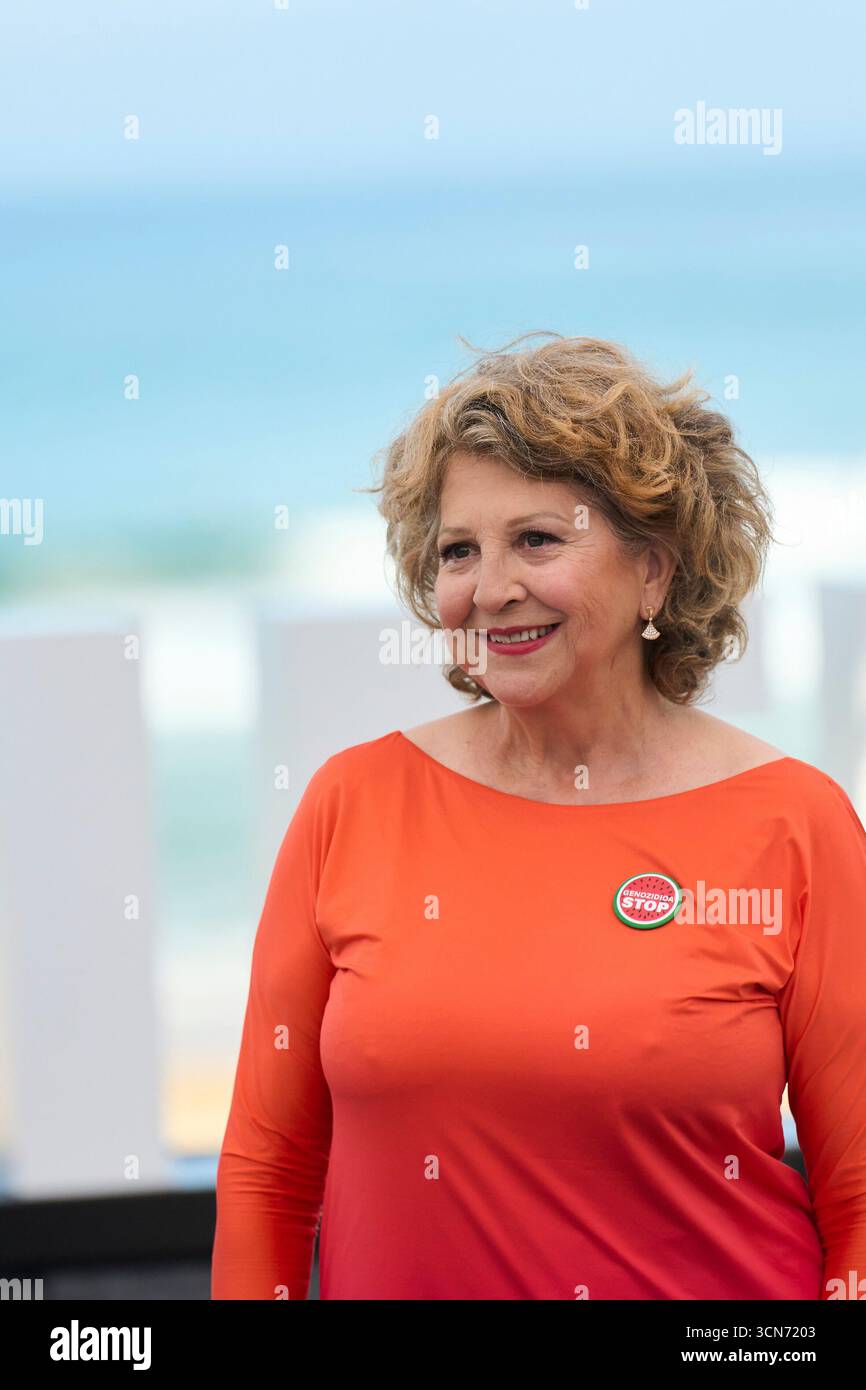 Esther Garcia attended 'Donostia Award' Photocall during 73rd San ...